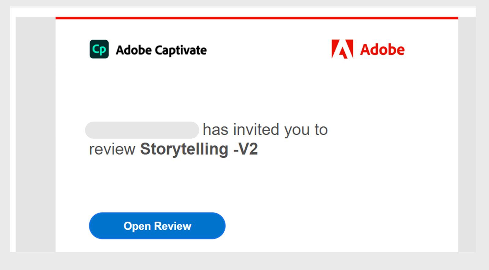 Share a Captivate project for review